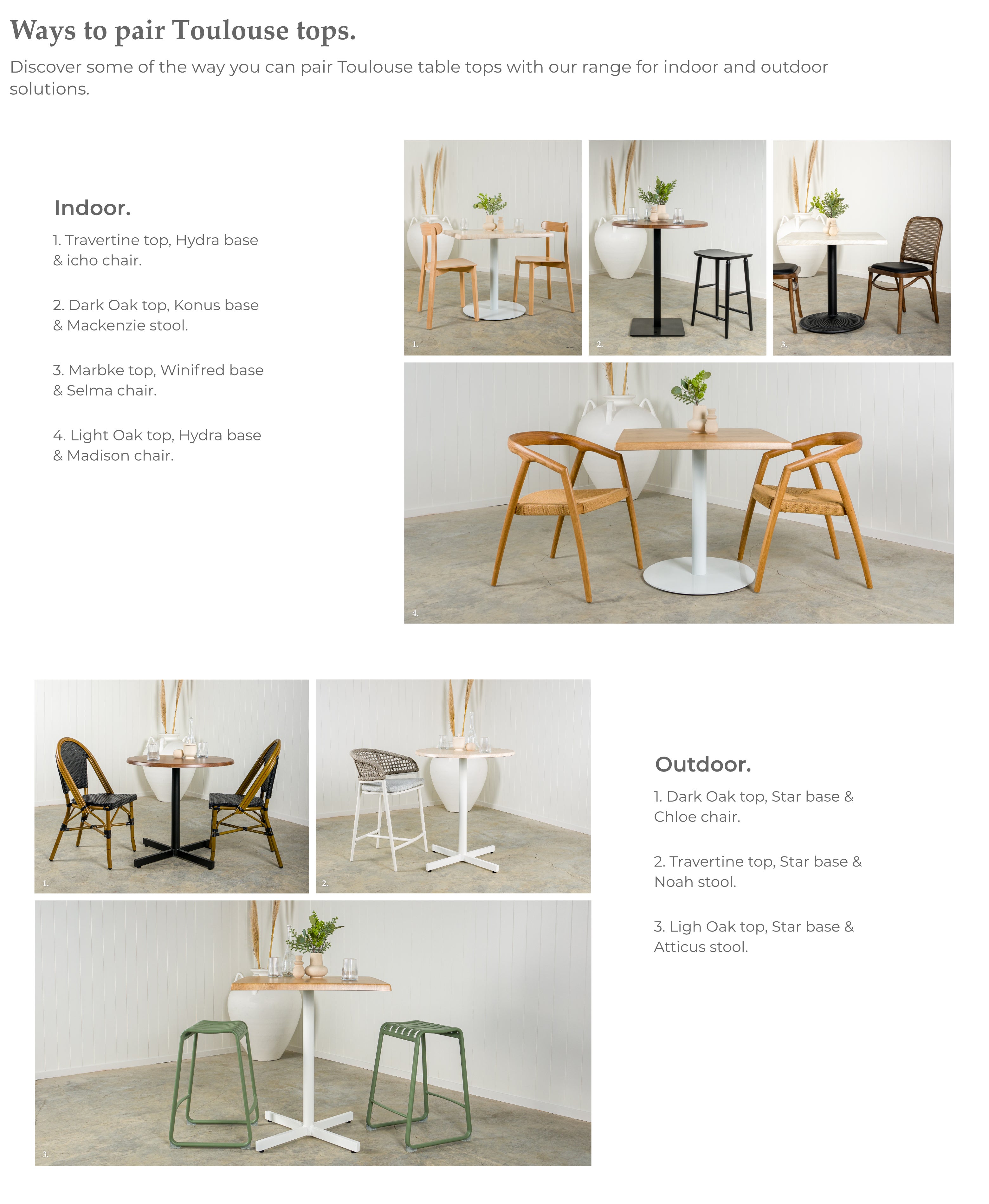 Toulouse Composite Table Tops | Cintesi