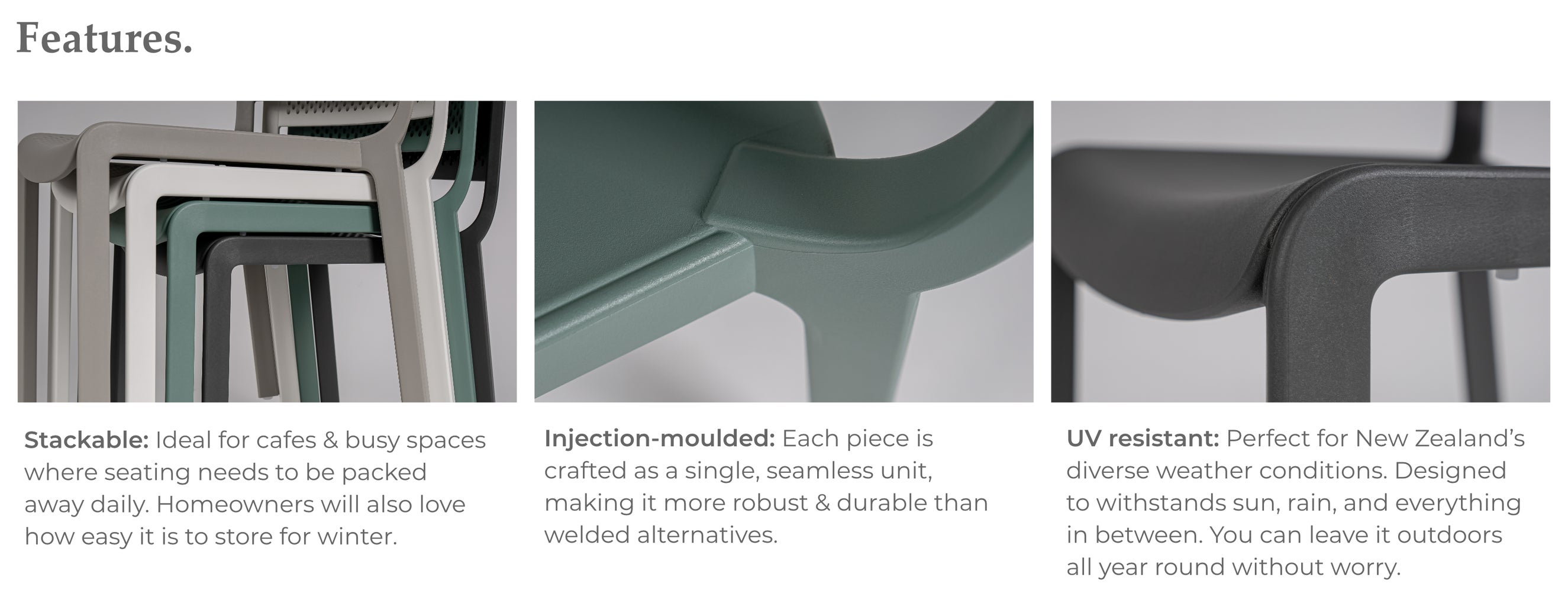 Elemental Collection – Outdoor Chairs & Stools | Cintesi