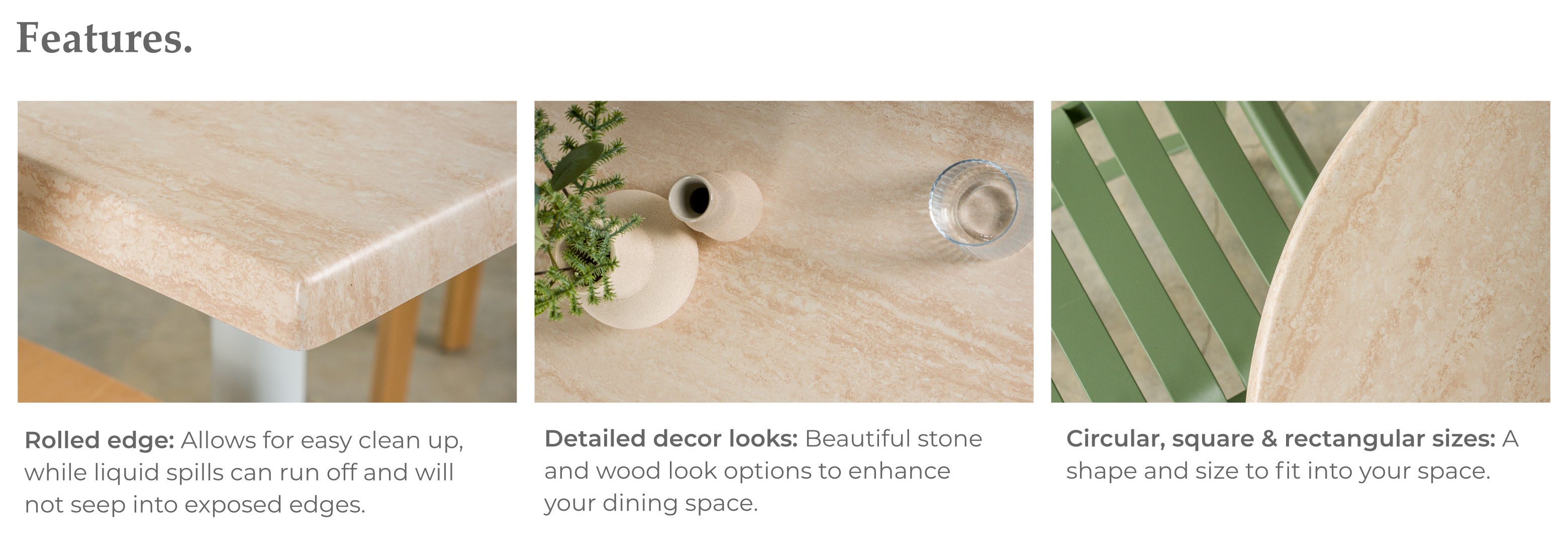 Toulouse Composite Table Tops | Cintesi