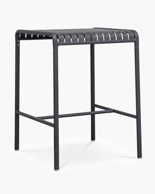 Atticus Outdoor Aluminium Bar Leaner - 74x77 105h, Charcoal | Cintesi