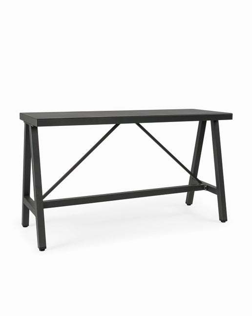 Kingston Outdoor Bar Leaner - 160x60cm 90 H, Charcoal | Cintesi