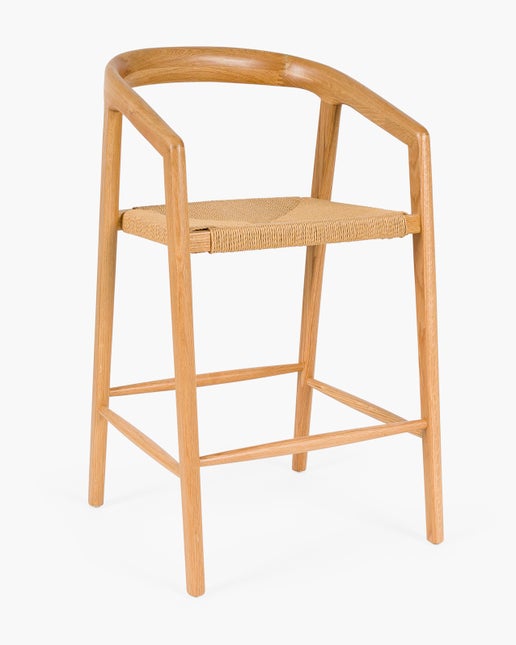 Maddison Barstool - Natural, 65cm | Cintesi