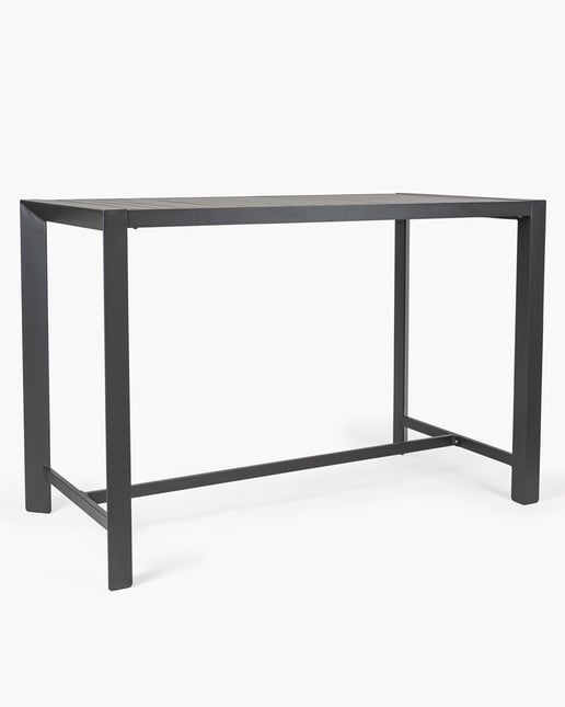 Raglan Outdoor Bar Leaner - 160x80cm 105 H, Charcoal | Cintesi