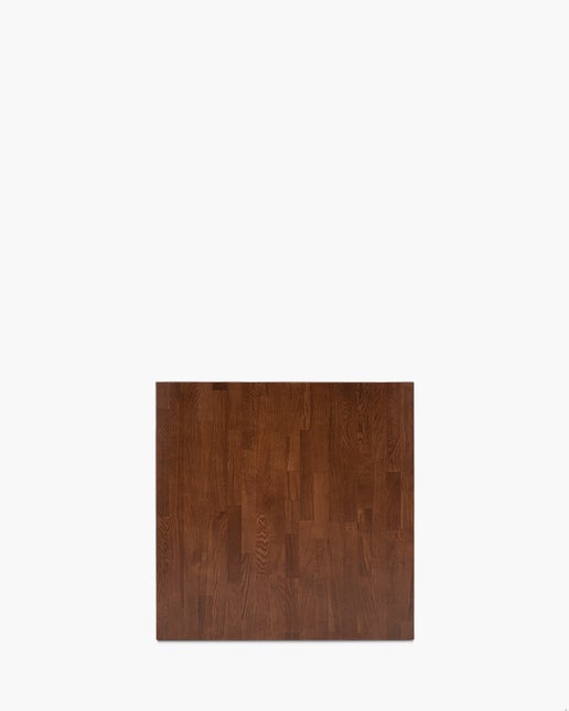 Solid Oak Table Top - 60cm Square, Dark Oak | Cintesi