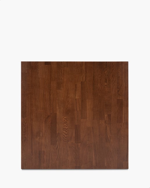 Solid Oak Table Top - 90cm Square, Dark Oak | Cintesi