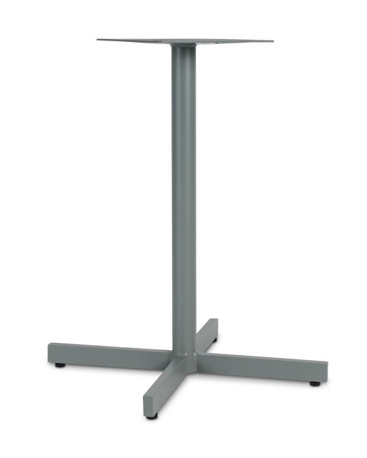 Star Aluminium Bar Leaner Base - 105h, Silver | Cintesi