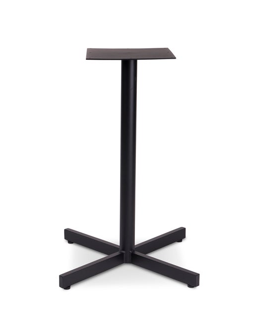 Star Aluminium Bar Leaner Base -105h, Black | Cintesi