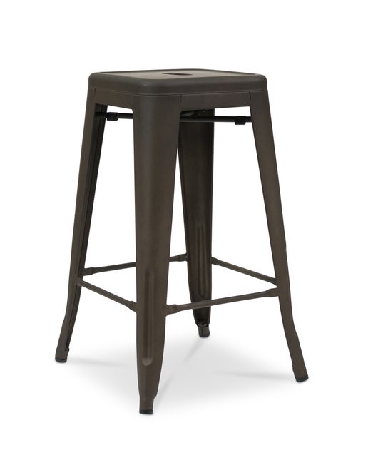 Tolix Replica Bar Stool - Matt Bronze, 75cm | Cintesi